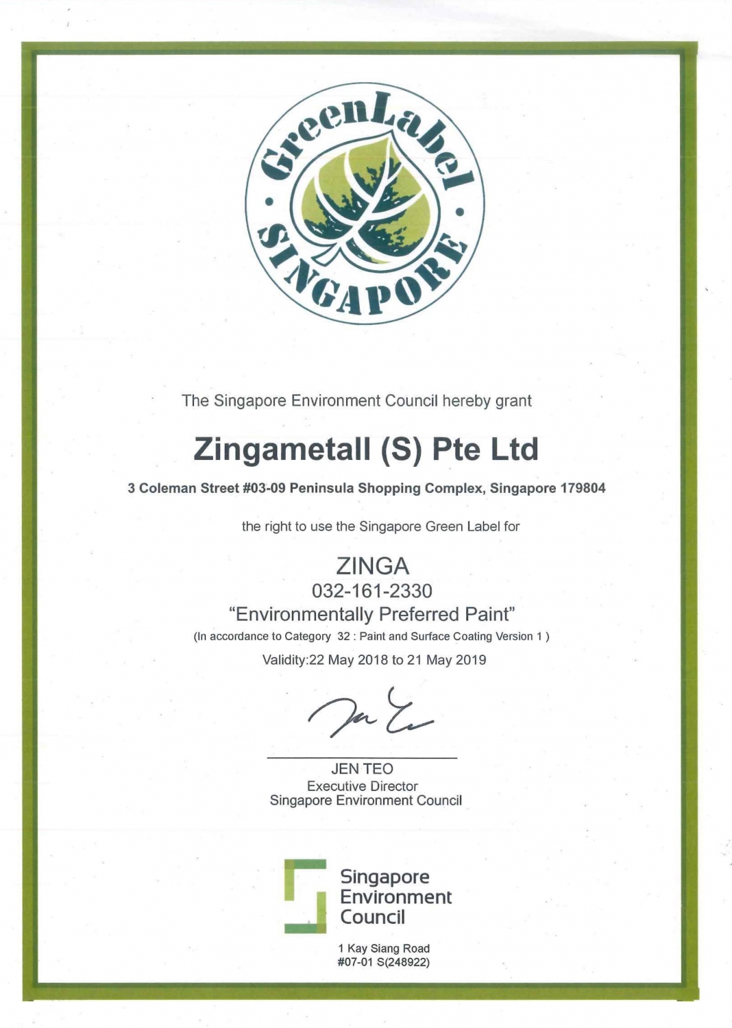 Zinga Film Galvanising System – Zingametall Singapore